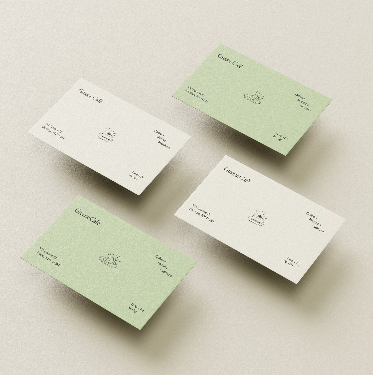 Minimalist Business Card Template - Modern Small Business, Editable ...