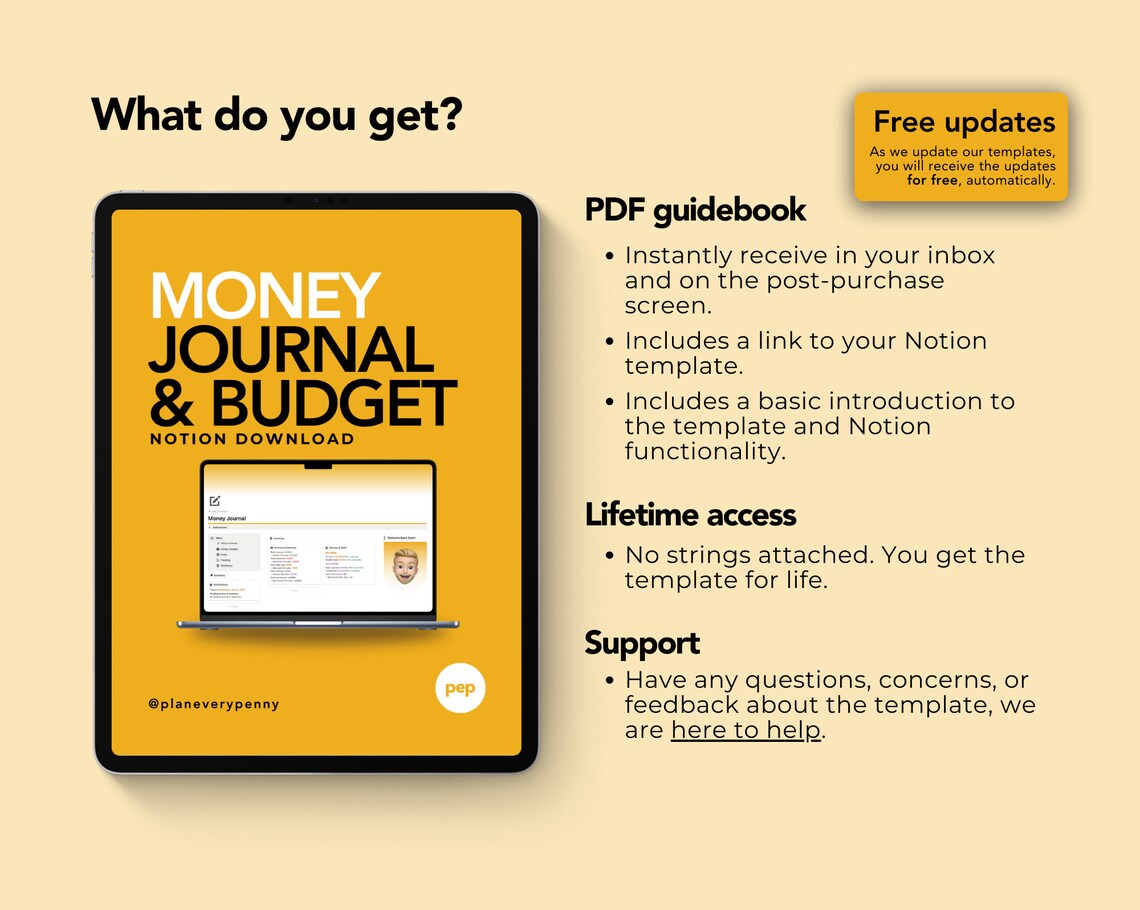 Money Journal & Monthly Budget Exercises for Money Reflections to Help ...