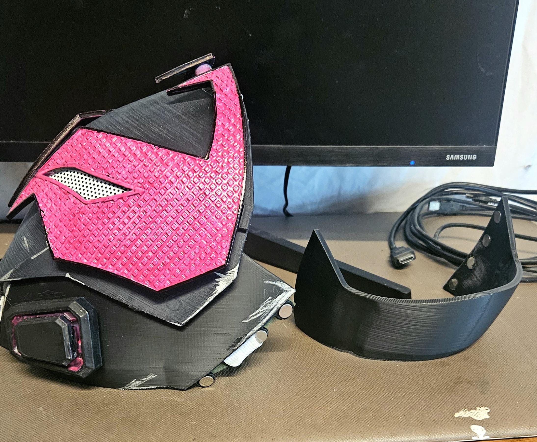 Miles G. Morales Earth 42 Prowler Helmet From Spiderman Across the ...