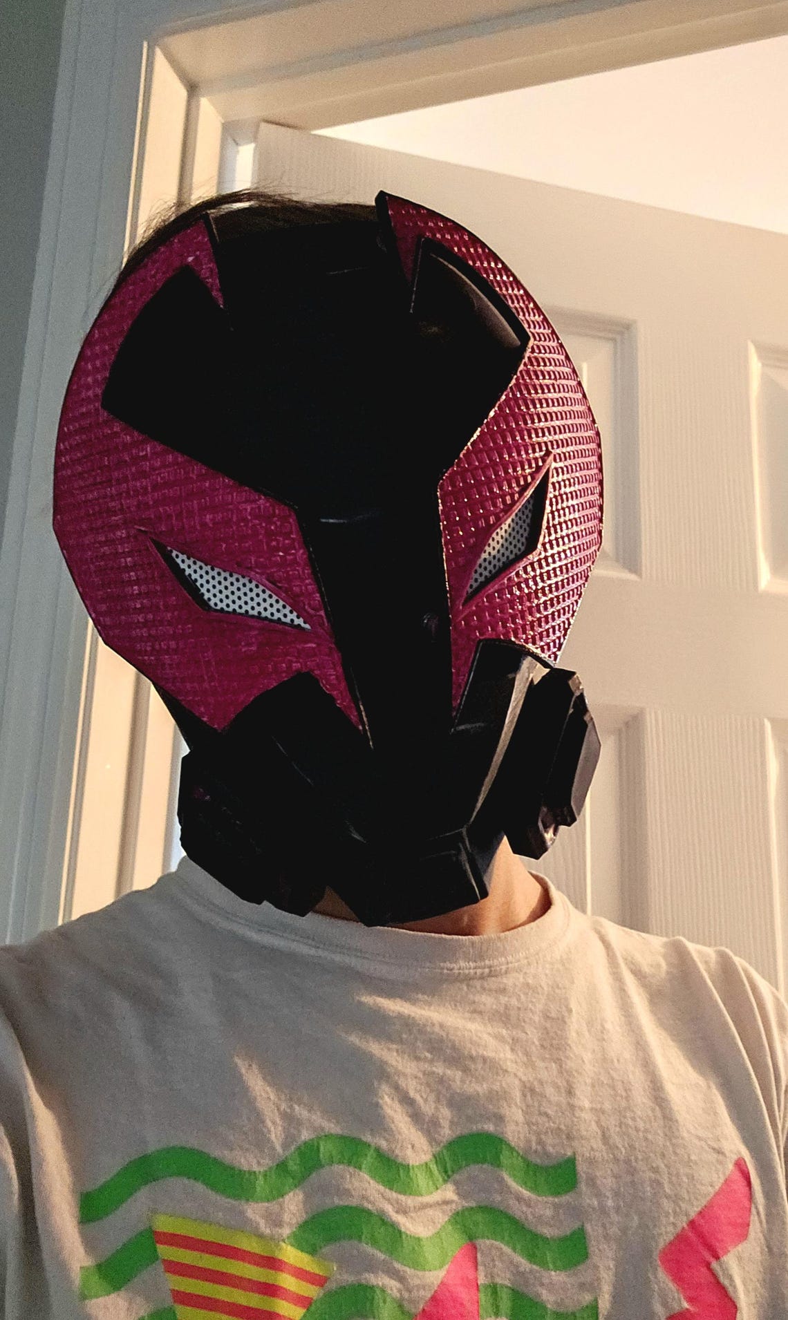 Miles G. Morales Earth 42 Prowler Helmet From Spiderman Across the ...