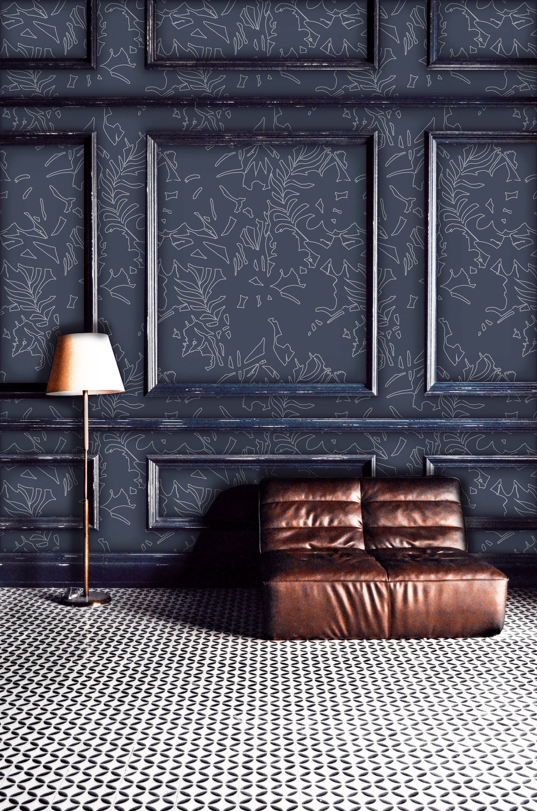 Tropicart Contour Wallpaper - Etsy