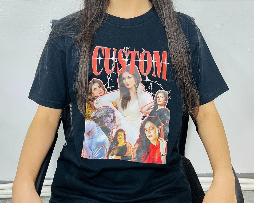 Custom Bootleg Rap Tee for Women,personalise Bootleg Shirt,custom Your ...