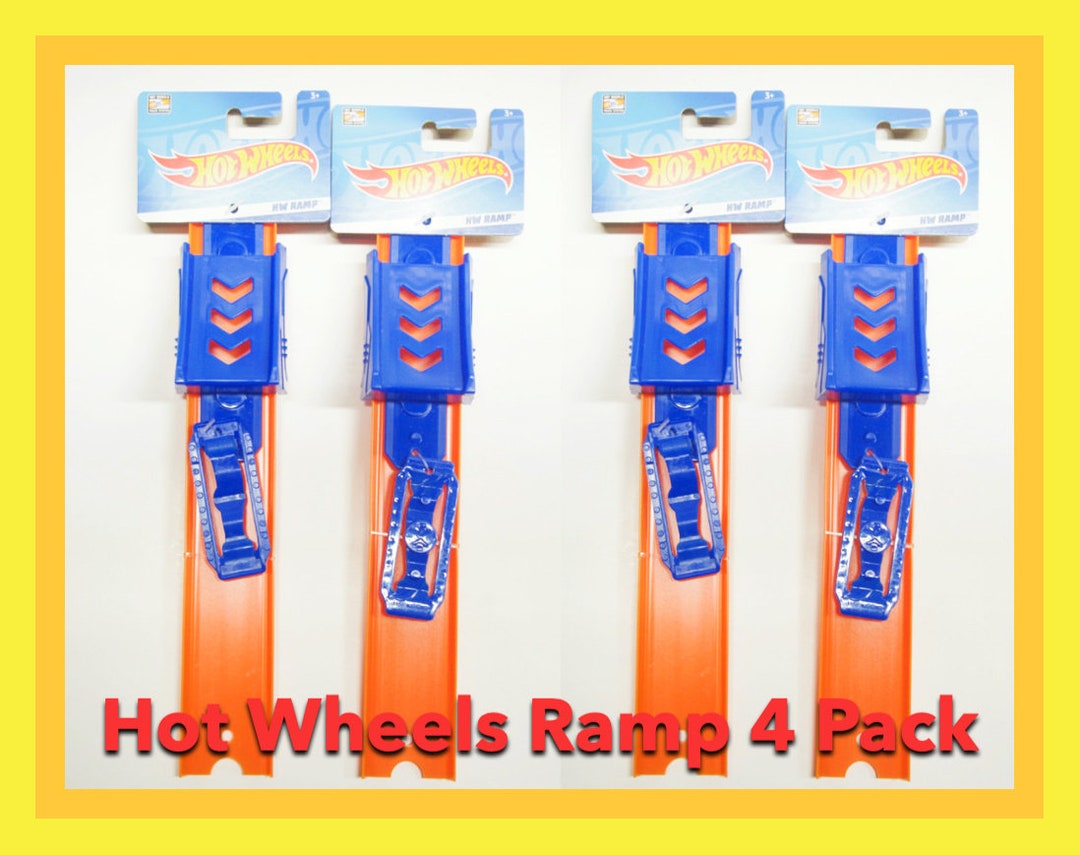 4 Pack of Hot Wheels Ramps Track Builder Set Treasure Hunt - Etsy