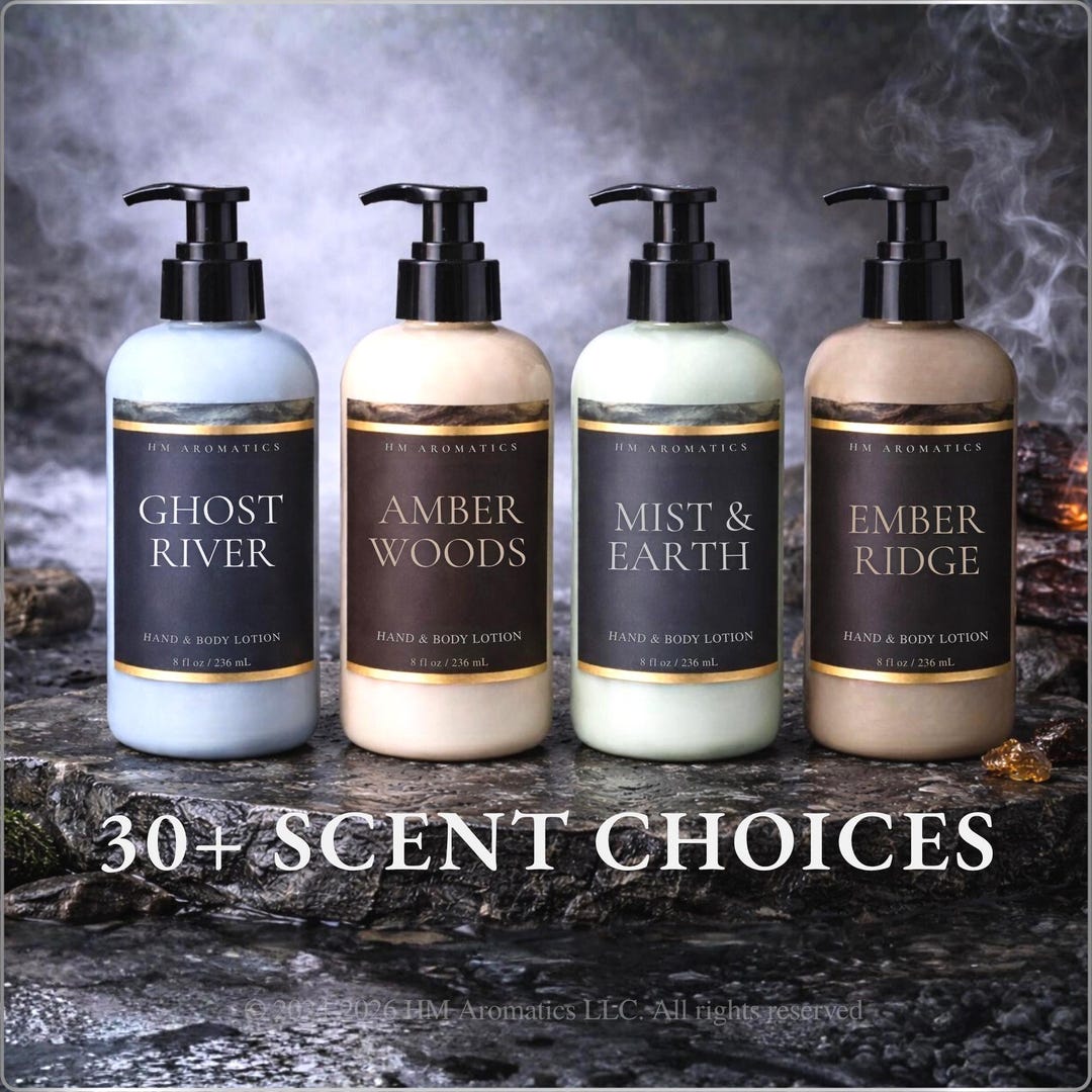 Hand & Body Lotion, Masculine-leaning Unisex Scents, Earthy · Woodsy ...