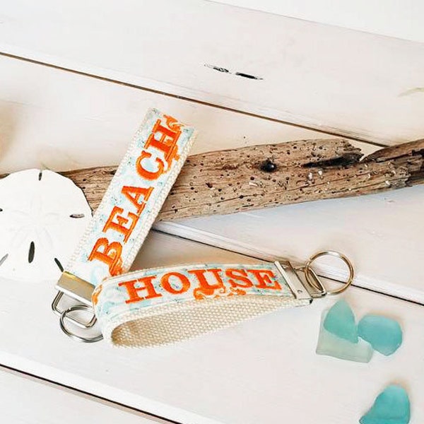Beach Key Ring - Etsy