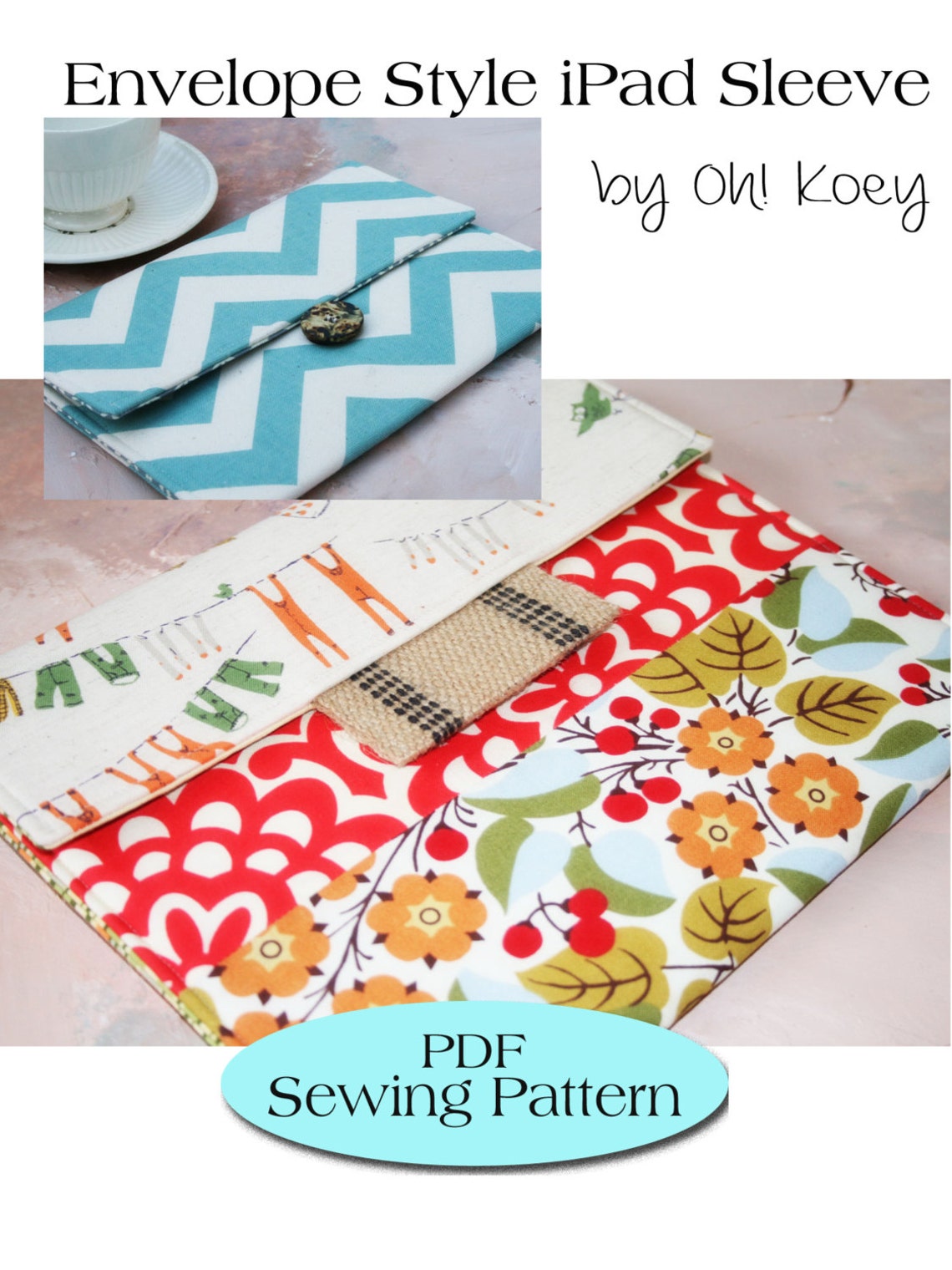 Ipad Sleeve Pattern Ipad Case Pattern Ipad Cover PDF Sewing - Etsy