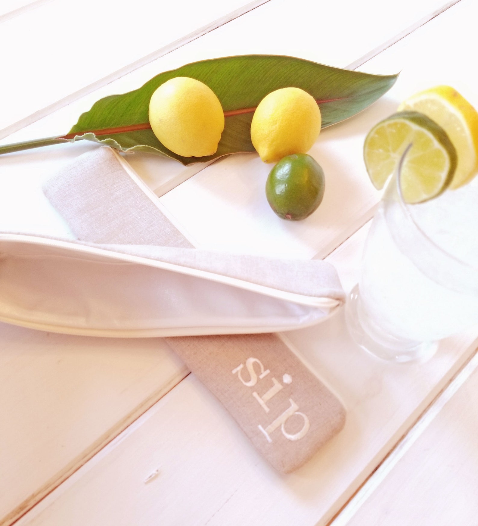 Reusable Straw Pouch Set Waterproof Zipper Bag Reusable | Etsy