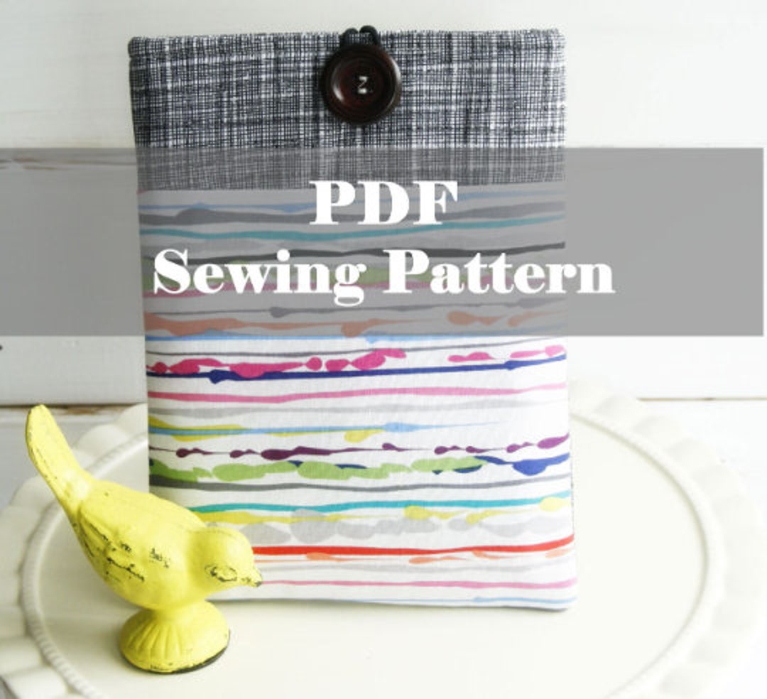 Kindle Paperwhite Case Sewing Pattern How to Make Kindle Cover Tutorial ...
