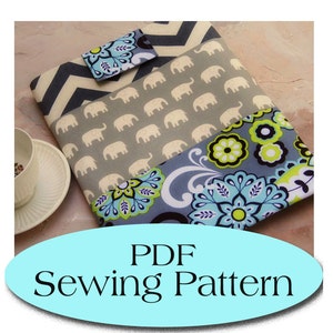 IPad Sleeve Pattern , iPad Case Pattern, iPad Cover PDF Sewing Pattern ...