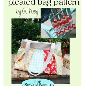 Pleated Bag Pattern,pleated Purse Pattern PDF Sewing Pattern Ebook ...