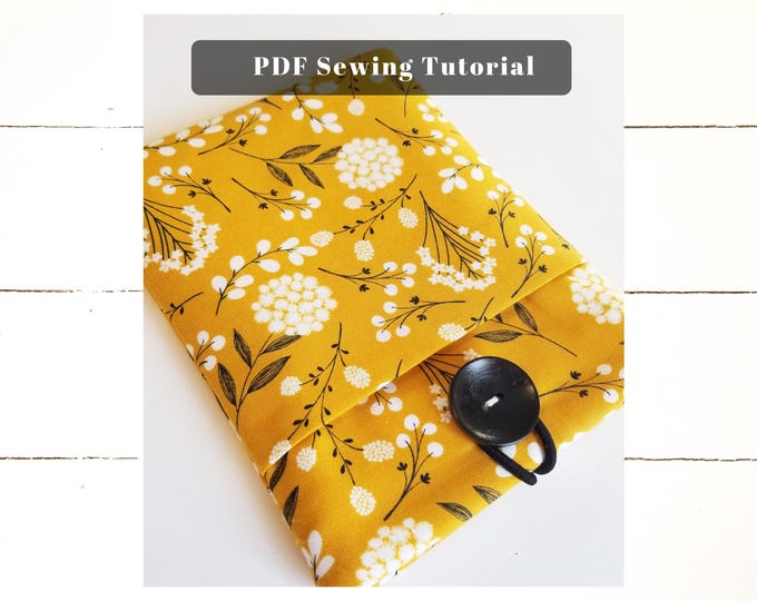 Kindle Paperwhite Case Sewing Pattern Tutorial How to Make Kindle Cover ...