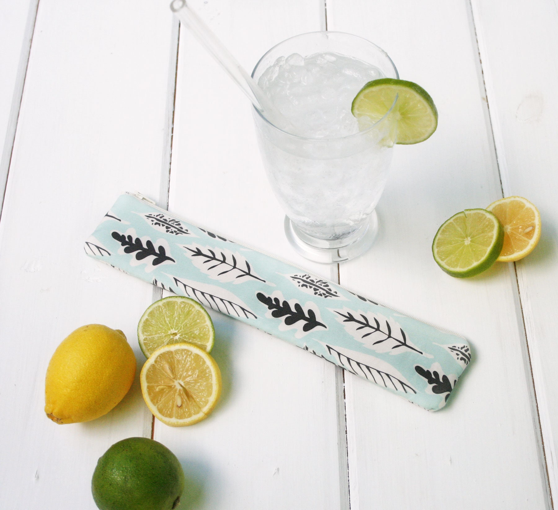 Reusable Straw Pouch Waterproof Zipper wet bag reusable | Etsy