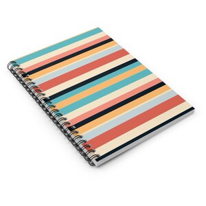 Spiral Notebook Ruled Line - Etsy