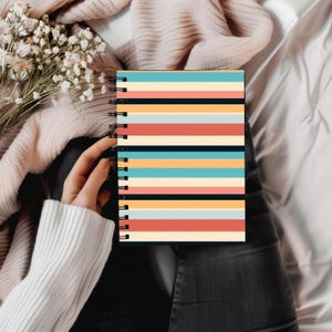 Spiral Notebook Ruled Line - Etsy