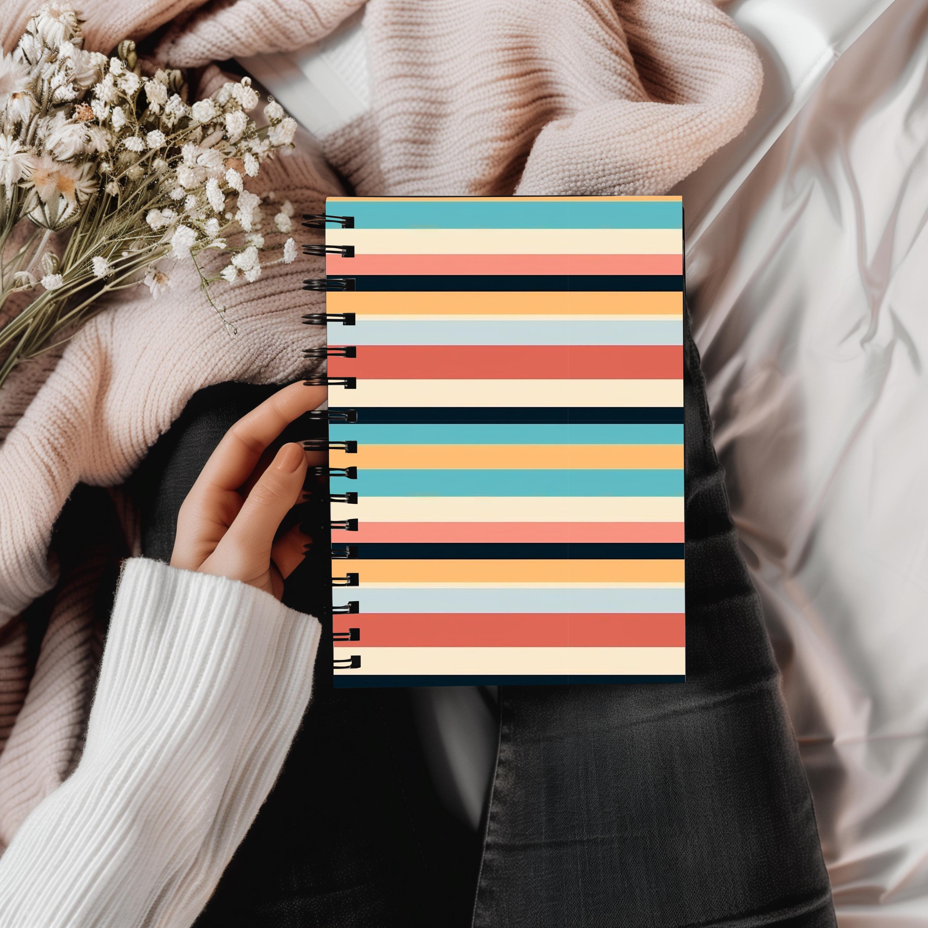 Spiral Notebook Ruled Line - Etsy