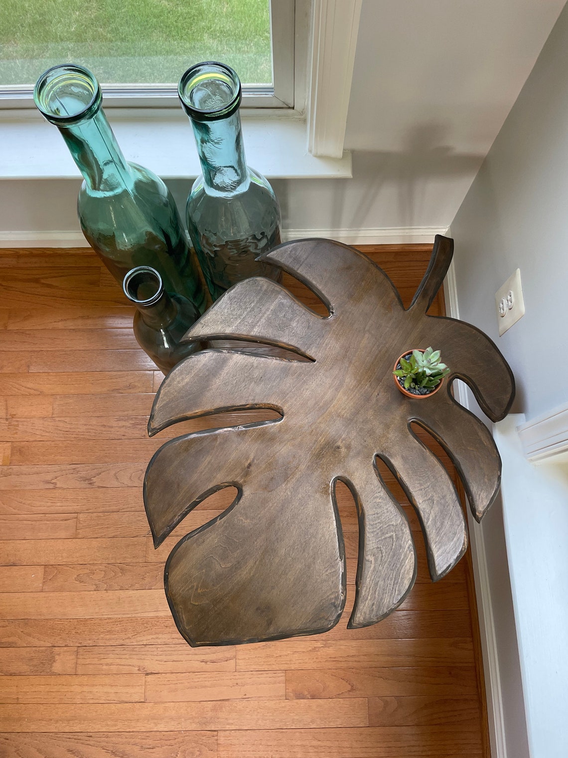 Monstera Leaf Table - Etsy