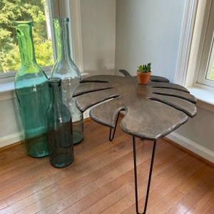 Monstera Leaf Table - Etsy