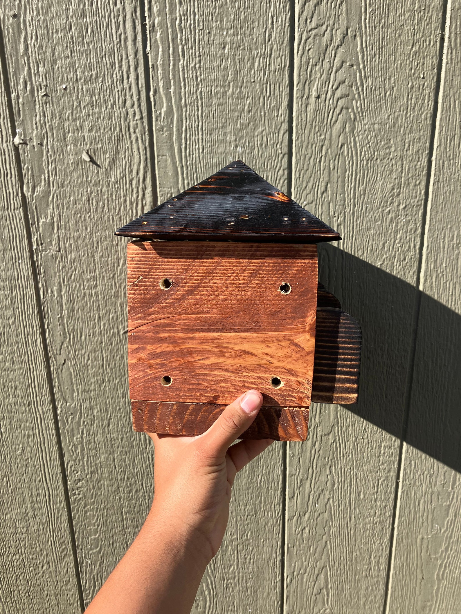 Multi Birdhouse, 3 Rooms, Wren, Swallow, Finch and Blue Bird House. - Etsy