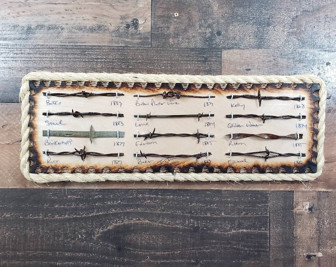 Antique Barbed Wire Display Authentic Barbwire Collection - Etsy