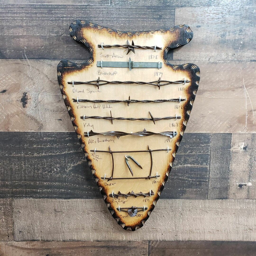 Antique Barbed Wire Display Authentic Barbwire Collection - Etsy
