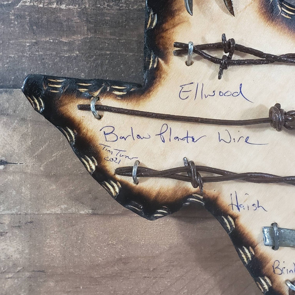 Antique Barbed Wire Display Authentic Barbwire Collection Texas - Etsy ...