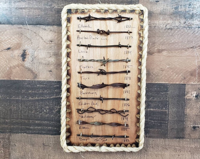 Antique Barbed Wire Display Authentic Barbwire Collection - Etsy