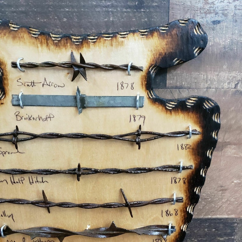 Antique Barbed Wire Display Authentic Barbwire Collection - Etsy