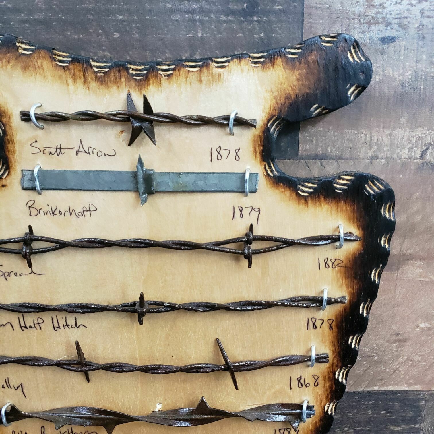 Antique Barbed Wire Display Authentic Barbwire Collection - Etsy