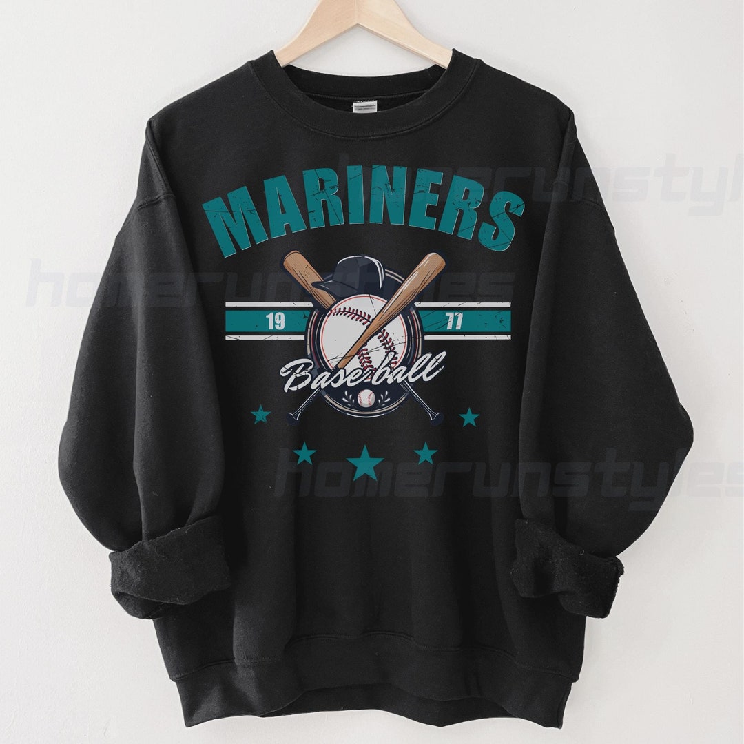 Seattle Mariners Vintage Baseball Shirt | Retro MLB Fan Sweatshirt ...