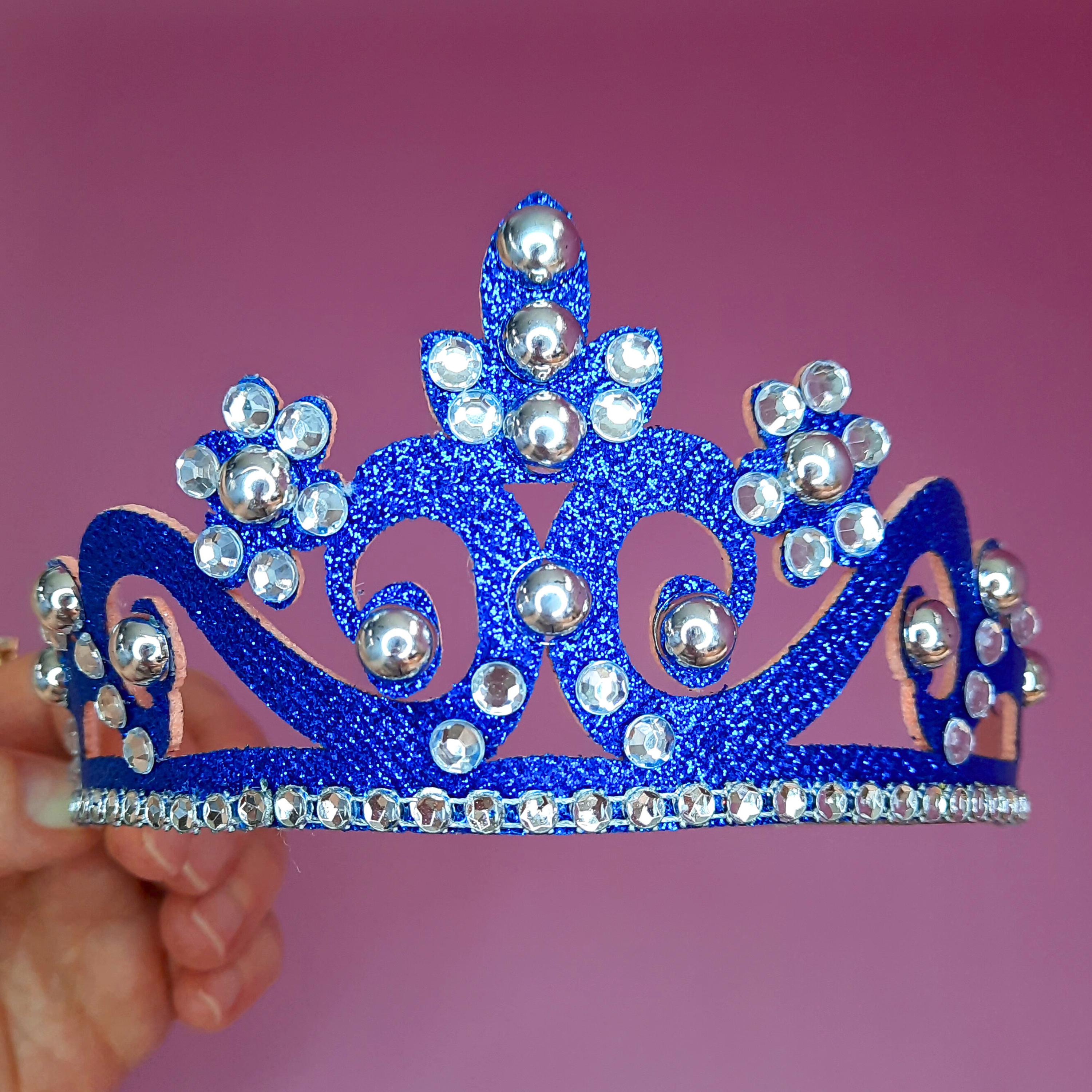 Princess Crown Gold Tiara Royal Crown Baby Crown Handmade Pink Crown ...