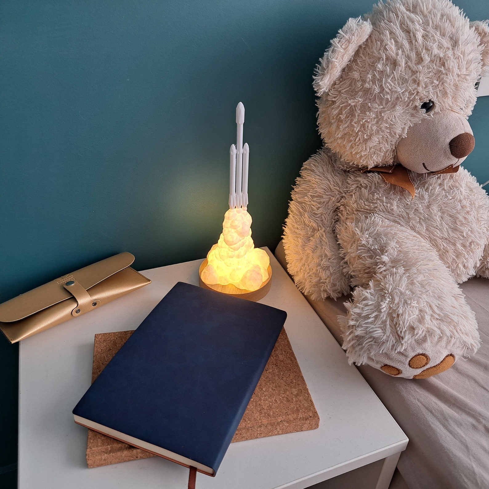Spacex Falcon Heavy Lamp - Etsy