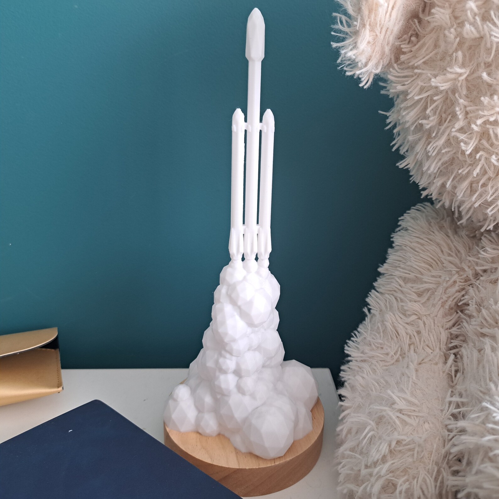 Spacex Falcon Heavy Lamp - Etsy