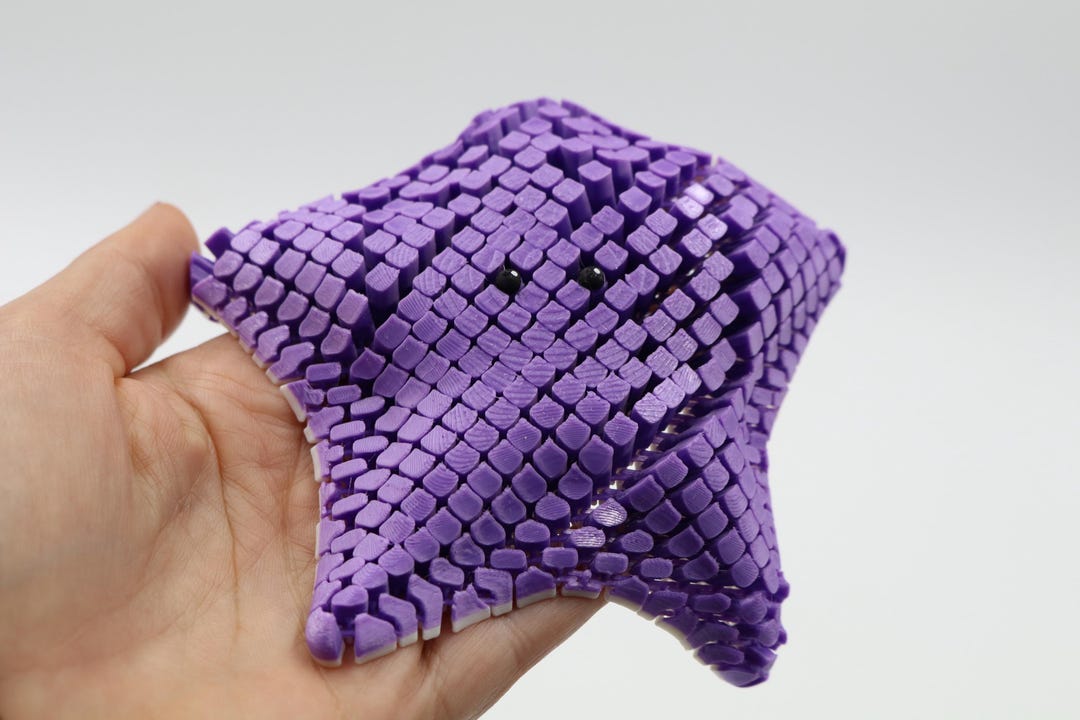 3D Printed Cute Starfish Articulated Sensory Fidget Toy - Anti Anxiety ...