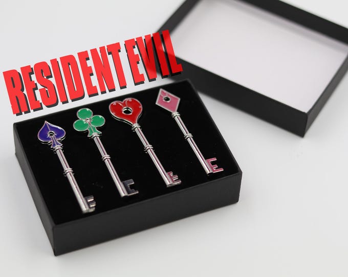 Resident Evil 2 remake Precinct Keys Prop Replicas Made From Metal - Etsy