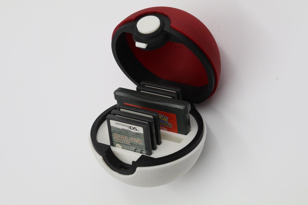 Pokemon Inspired Pokeball Game Cartridge Storage Replica - Etsy