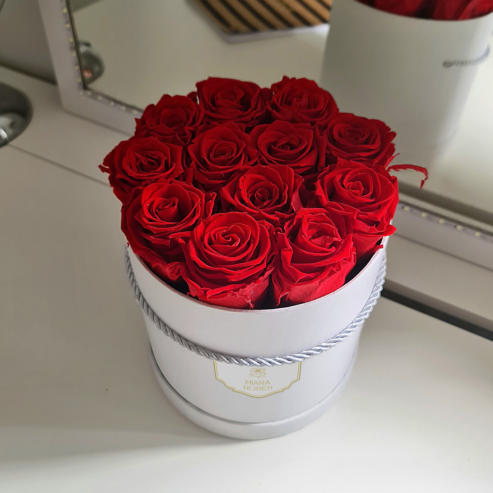 Perfect Birthday Present, Real Roses That Last 3+ Years, Box With 12 ...