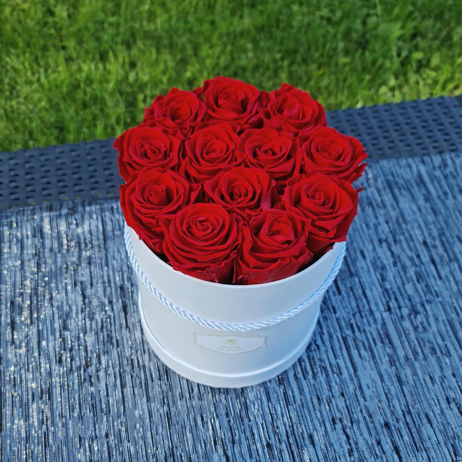 Perfect Birthday Present, Real Roses That Last 3+ Years, Box With 12 ...