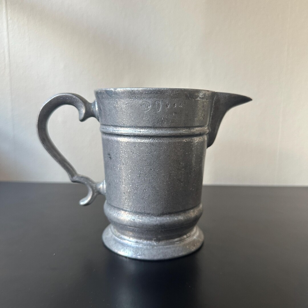 Vintage Wilton Armetale Pewter Colonial Pitcher Made in USA - Etsy