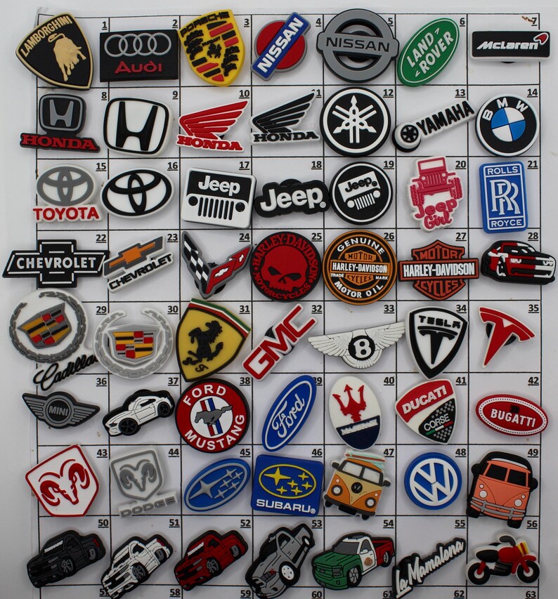 Car Charm. Car Shoe Charms - Etsy