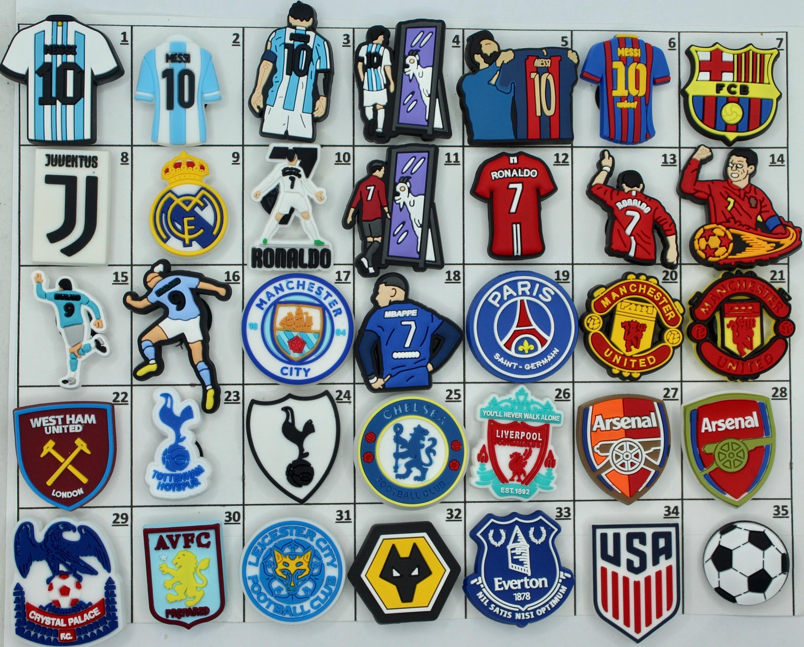 Soccer Charm. Soccer Lover Charms. Cute Soccer Charm. USA Soccer. - Etsy