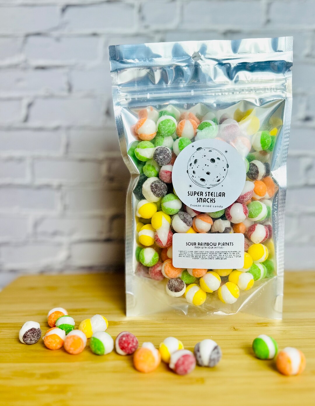 Freeze Dried Sour Rainbow Planets Candy | FREE SHIPPING Option ...