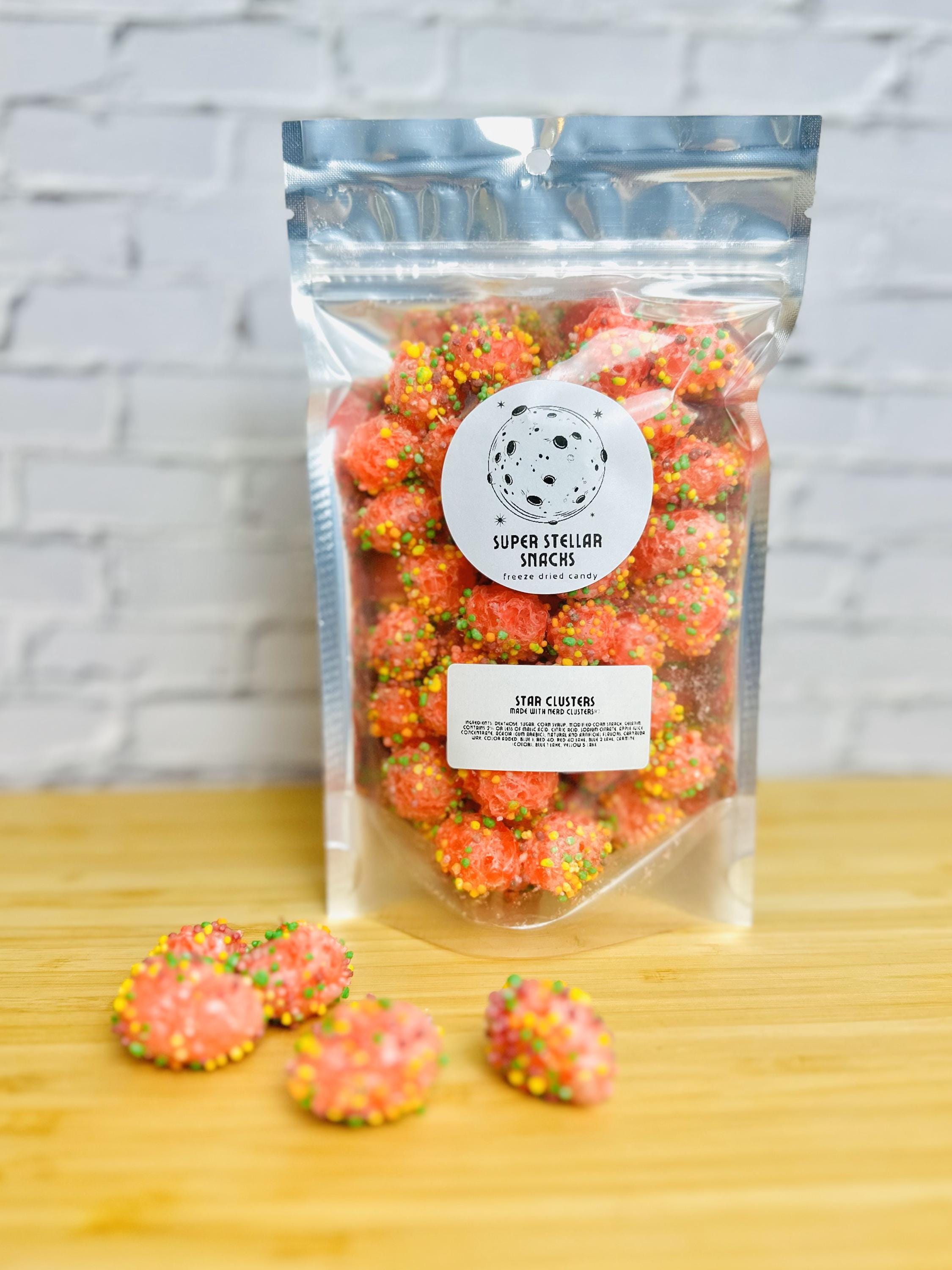 Freeze Dried Star Clusters Candy | FREE SHIPPING Option | Gummy ...