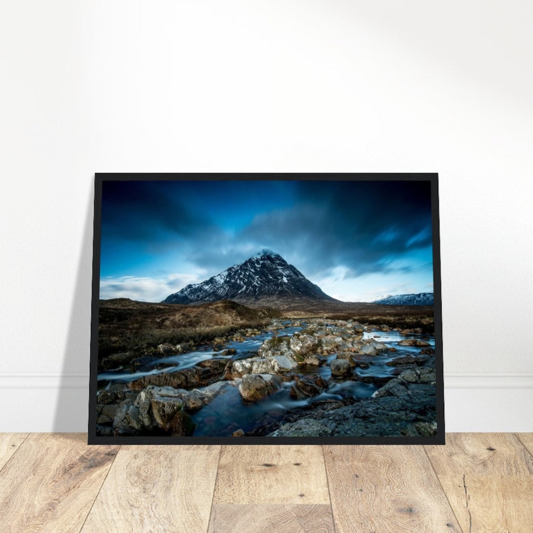 Mountain Poster Nature Image Poster Landscape Photo Framed - Etsy