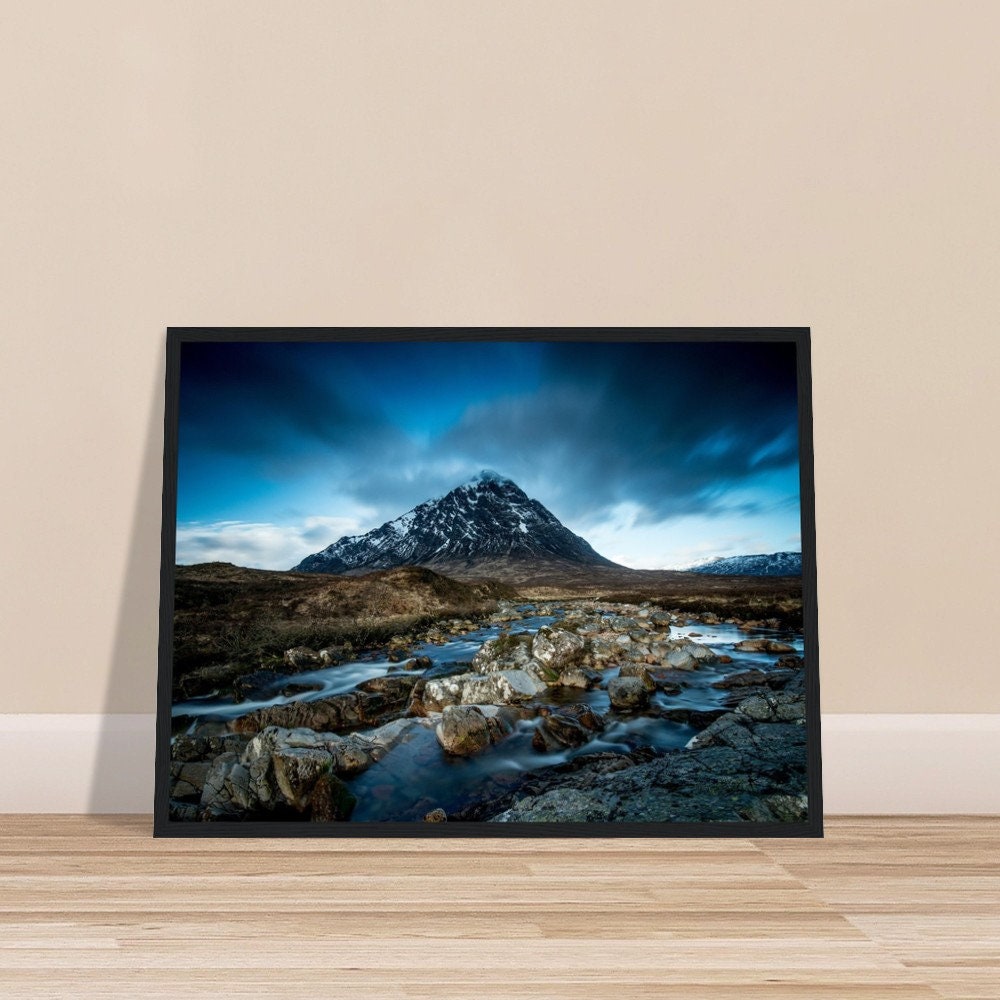 Mountain Poster Nature Image Poster Landscape Photo Framed - Etsy