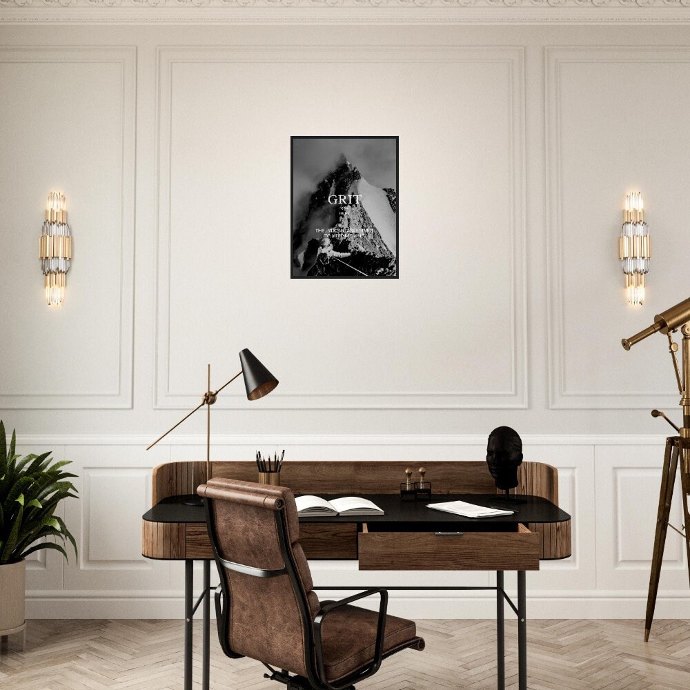 Motivational Poster Grit Definition Image Framed Wall Art - Etsy