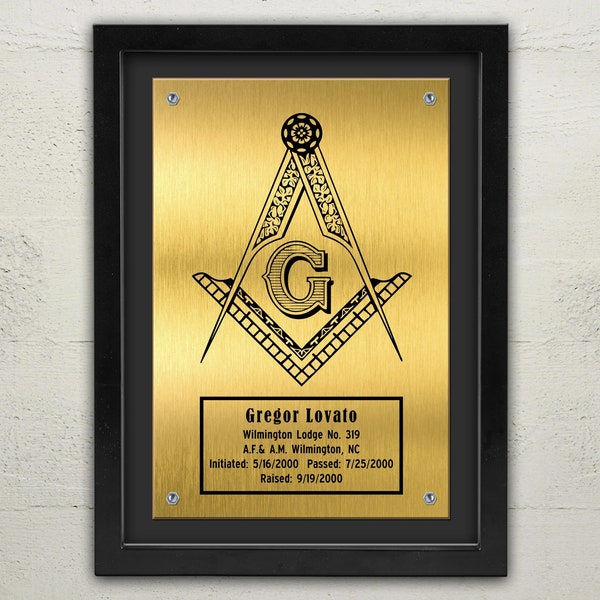Masonic Certificate - Etsy