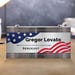 Personalized Name Plate for Desk USA Flag Patriotic Desk Metal Name ...
