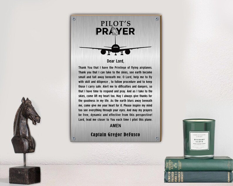 First Solo Flight Commemorative Plaque: Personalized Pilot Gift - Etsy UK