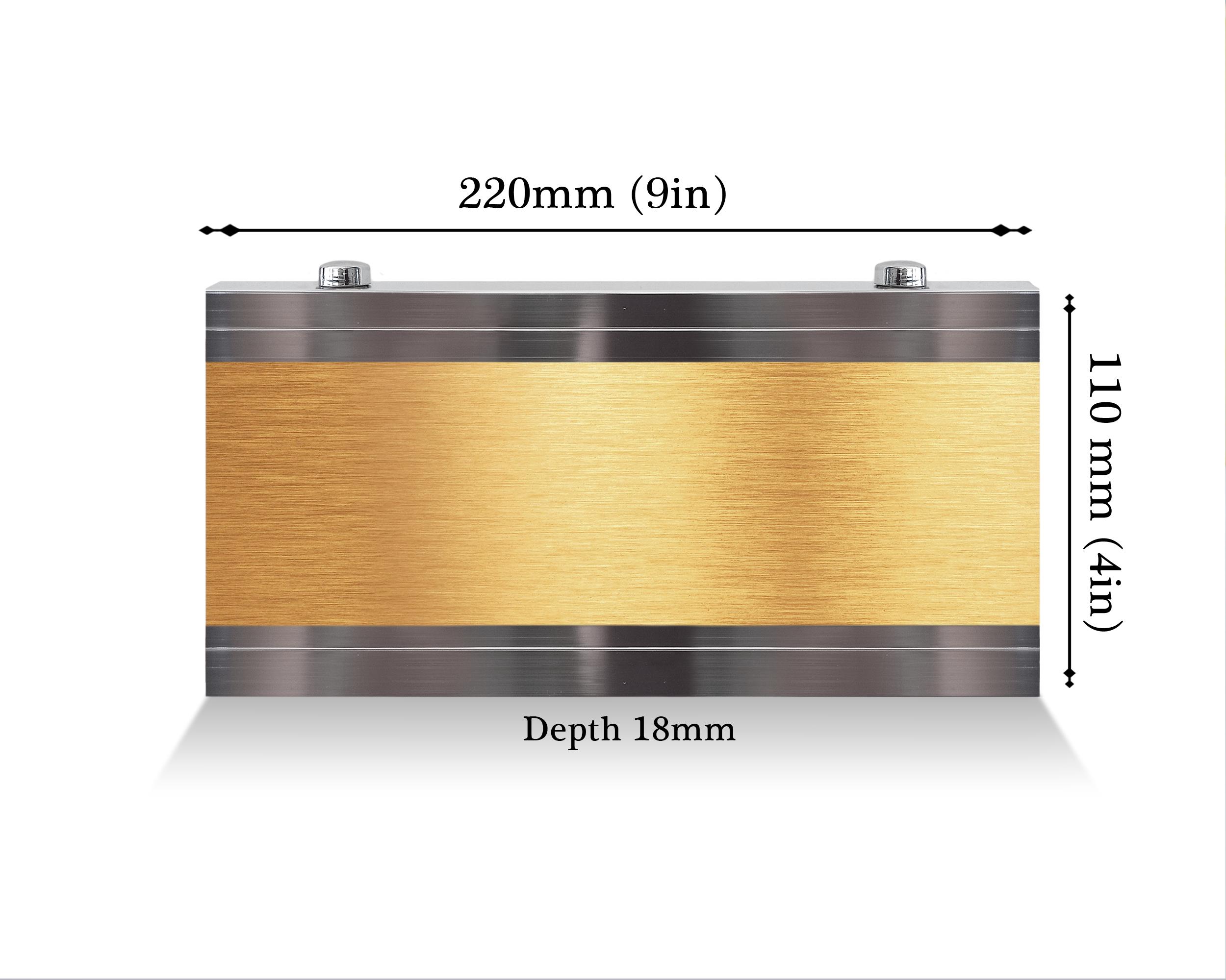 Personalized Name Plate for Desk USA Flag Patriotic Desk Metal Name ...