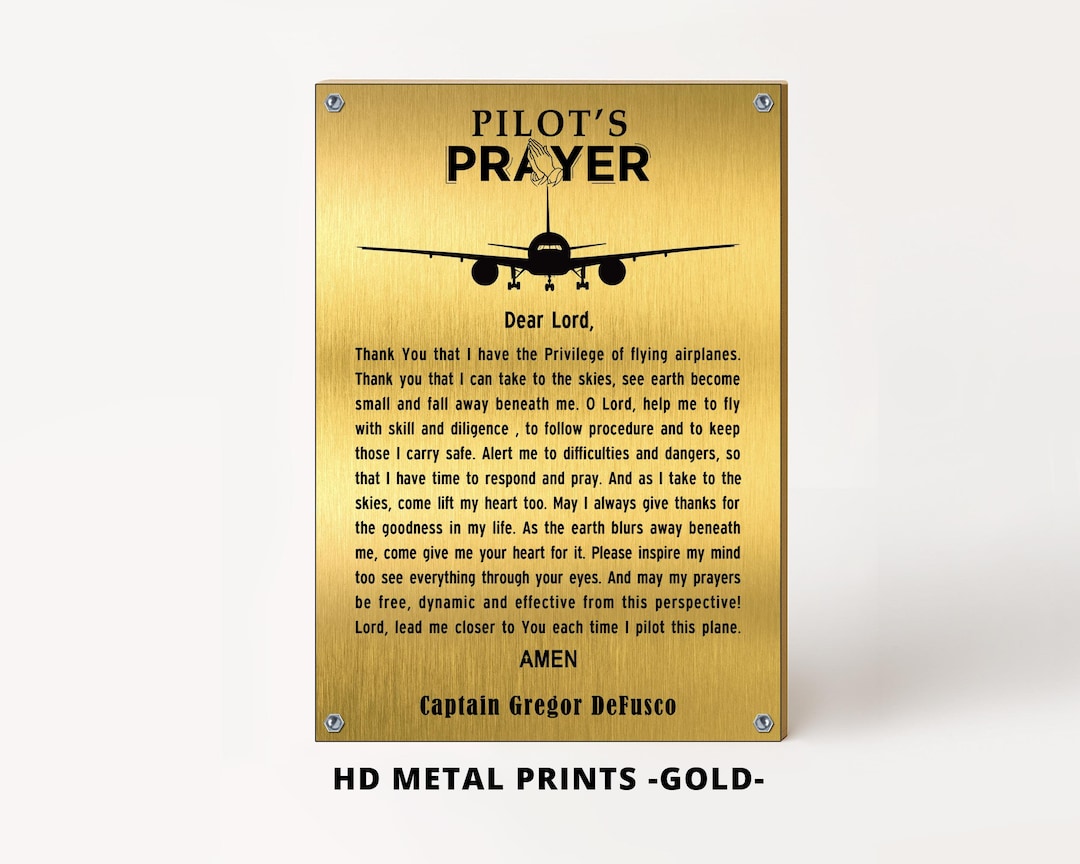 First Solo Flight Commemorative Plaque: Personalized Pilot Gift - Etsy UK